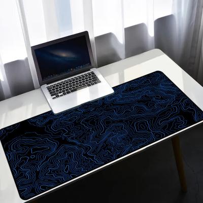 Cina Pad per mouse personalizzato con bordo di blocco e linee progettate per il gioco materiale 100% ecologico in vendita