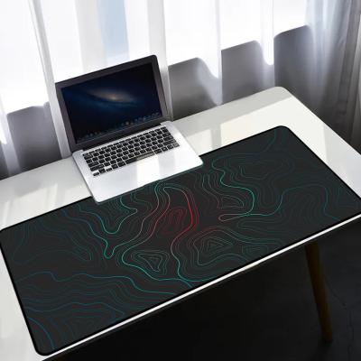 Cina Stampo privato Stampa d'arte su misura in bianco e nero Grandi anti-slip Gaming Computer Tastiera Mouse Pad in vendita
