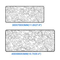 China Color Print Rectangle Mouse Pad with Customized Line Pattern and Sublimation Printing for sale