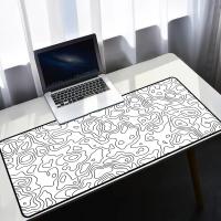 China Color Print Rectangle Mouse Pad with Customized Line Pattern and Sublimation Printing for sale