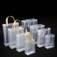 Quality Transparent PP Plastic Gift Bag with Hot Pressing and Machine Sewing Workmanship for sale