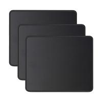 Quality Private Mold NO Custom Black Rubber Mouse Mat Non-Slip Stitched Edge for PC and for sale