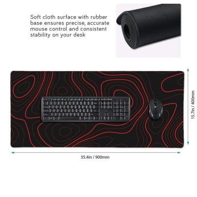 Cina Laptop/Desktop Custom Logo personalizzato stampato Waterproof Rubber Gaming Mouse Pad in vendita