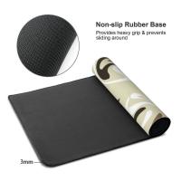 China Smooth Surface 900*400*3mm Abstract Strata Liquid Fluid Pattern Mouse Pad With Lock Edge for sale