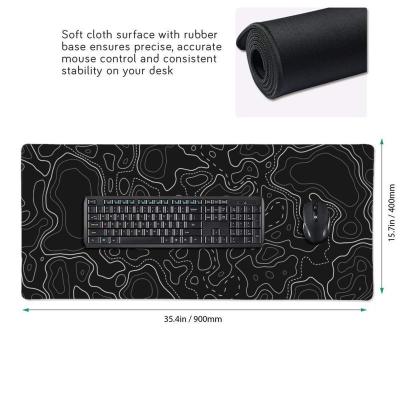 China Custom Logo Druckwasserdichtes Mauspad für Laptop/Desktop Materail Naturkautschuk zu verkaufen