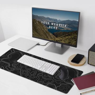 China Custom Logo Druckwasserdichtes Mauspad für Laptop/Desktop Materail Naturkautschuk zu verkaufen