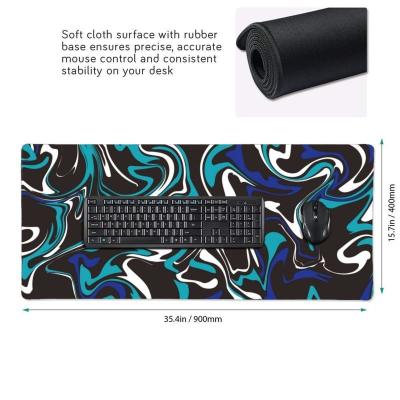 China 900*400*3mm Large Gaming Mousepad Art Strata Liquid Mouse Pad for Compute Mouse Gamer for sale