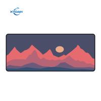 China Popular Pattern Gaming Mouse Pad with Rubber Base and Smooth Polyester Fabric Surface for sale
