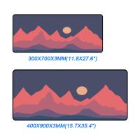 China Popular Pattern Gaming Mouse Pad with Rubber Base and Smooth Polyester Fabric Surface for sale