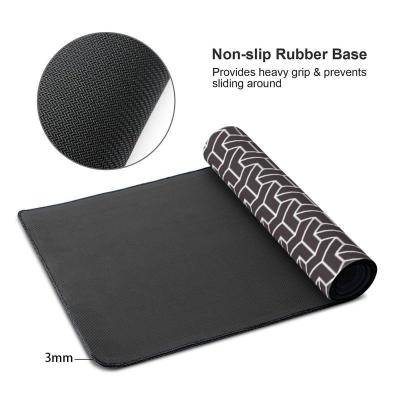 Cina 900X400 Xxl Matto per mouse bianco marrone per PC Scrivania Tessuto di gomma naturale Tastiera Pad in vendita