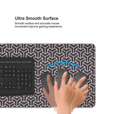 Cina 900X400 Xxl Matto per mouse bianco marrone per PC Scrivania Tessuto di gomma naturale Tastiera Pad in vendita