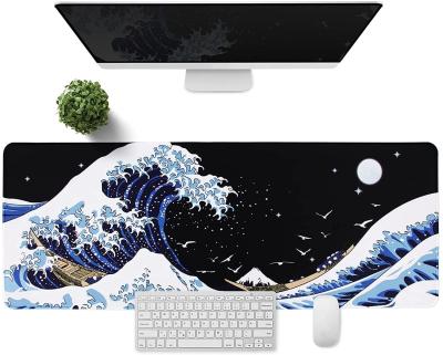 China XXL Rubber Gaming Mouse Pad voor PC Keyboard Waterdicht Niet-slip Desk Mat 700*300*3mm Te koop