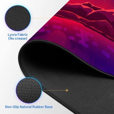 China NO Wireless Charging XXL Large Gaming Mousepad with Personalised Sublimation Logo for sale