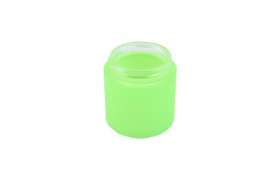 Cina Vaso di vetro dipinto a colori personalizzati antiodori semi-trasparente con tappo di fiammifero Disegno grafico 60ml in vendita