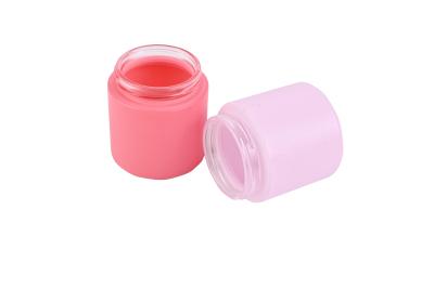 Cina Vaso di vetro dipinto a colori personalizzati antiodori semi-trasparente con tappo di fiammifero Disegno grafico 60ml in vendita