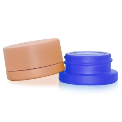 Cina Round Wax Extract Concentrate Lead Free Glass Jars 5ml 9ml With Child Resistant Lid in vendita