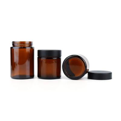 Cina Custom Honey Jars Amber Glass Candle Jars With PP Cap Airtight Screw Cap in vendita