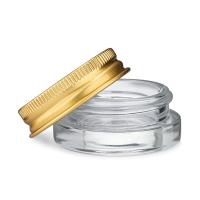 China 7ML Gold Aluminum Cap Concentrate Container for sale