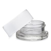 China Clear Glass Concentrate Containers 38mm - 9mL - 320 Count for sale