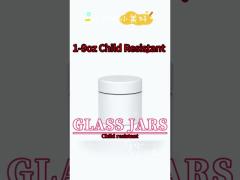 Child Resistant Glass Jar