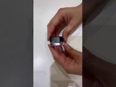 Square 5ml Child Resistant Glass Jar Clear