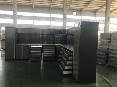 中国 ワークショップやガレージ用の冷たい鋼製の多機能組合せツールキャビネット 販売のため