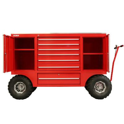 China 1.0-1.5mm Thickness Rolling Trolley Tool Box Workshop Garage Drawer Cabinet with Wheels for sale