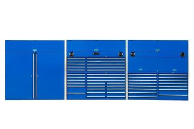 China Cold Rolled Steel Garage Storage Cabinets on Wheels Tool Box Empty Rolling Tool Chest and Cabinet Suppliers for sale
