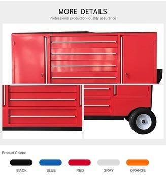 Cina Casters opzionali Armadio utensili metallici per garage carrello di carrello e strumenti di stoccaggio in vendita