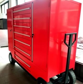 Cina 1.0-1.5 mm Spessore carrello utensili multifunzionale di riparazione auto con cassetti e deposito in vendita