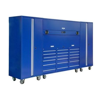 China Garage Work Bench Tool Chest Hutch with Metal Tool Cabinet and Trolley Storage Chest for sale