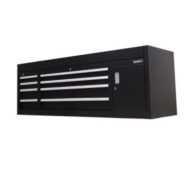 China Multi-Purpose Tool Storage Cabinet 72-Drawer Black Chest with Stainless Steel Handles for sale