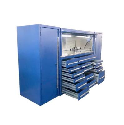 Cina Soluzione per lo stoccaggio sul posto di lavoro miglior armadietto per utensili in acciaio laminato a freddo con rimorchio a scatola vuota in vendita