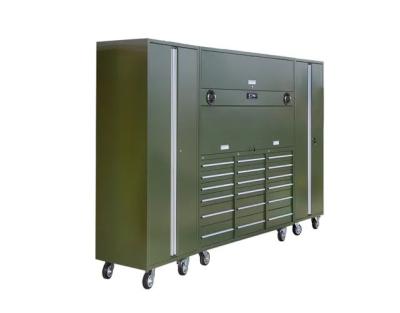 China Production Garage ESD Tools Set Box with Wheels and Durable Stainless Steel Handles for sale