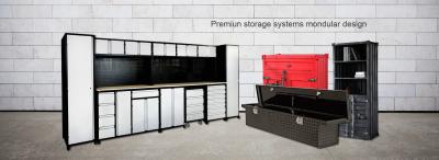Cina Apparecchiature da garage in acciaio laminato a freddo e armadietti per sistemi di stoccaggio personalizzabili in vendita