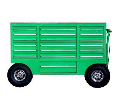 China Un conveniente carrito de herramientas pesadas con cajones y ruedas en venta