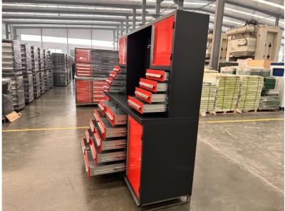 中国 工業作業台 引き出しとペグボードのカスタマイズされたサポート付きのツール保管庫 販売のため