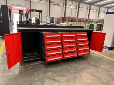 Cina Laboratorio multifunzionale 17 cassetti da lavoro per garage in acciaio laminato a freddo in vendita