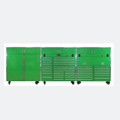 China Dikke 96 inch rollend gereedschap kast voor Duurzame Garage Wall Mount Storage Solutions Te koop