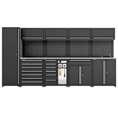 China Custom Metal Garage Tool Storage Cabinet met hoge capaciteit en op maat gemaakte ondersteuning ODM Te koop