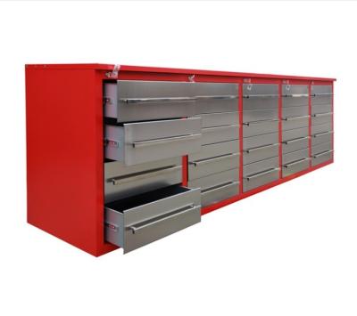 China Ferramentas de loja de garagem Metal pesado Husky 72 Bancada de trabalho com 33 gavetas e pegboard à venda