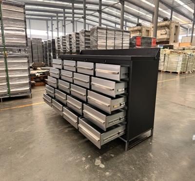 Cina Disegno professionale 10ft 20 cassetto banco di lavoro in metallo pesante per garage e officine in vendita