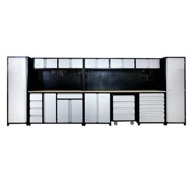 Chine Garage combiné armoire à outils avec boîte à outils armoire à rouleaux revêtement en poudre finition en acier à vendre