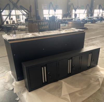 China Oficina de garagem deve ter armário de ferro com sistema de caixa de ferramentas de empilhamento modular em rodas à venda