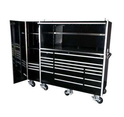 China Sistema de fechamento suave Caixa de ferramentas de rolamento de metal grande para armazenamento de oficina de garagem de trabalho pesado à venda