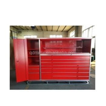 中国 受け入れられるOEM ODM 初めてのワークショップ ガレージ貯蔵システムのための車輪の金属ツールボックス 販売のため