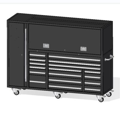 Cina Multi-drawer opzionale cassetto di carrello per utensili in ferro per l'organizzazione di stazioni di lavoro pesanti in vendita