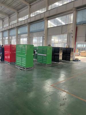 China Op maat gemaakte ondersteuning zware 20 laden gereedschapskist kar voor werkplaats Garage opslag Te koop