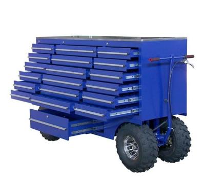 China Grote rollende graven karretjes staal laden opslag toolbox trolley voor kasten efficiëntie Te koop