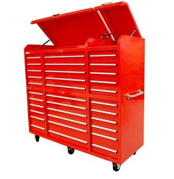 Cina Supporto OEM personalizzato 26 cassetti armadietto per attrezzature per magazzino di rotolamento pesante in vendita